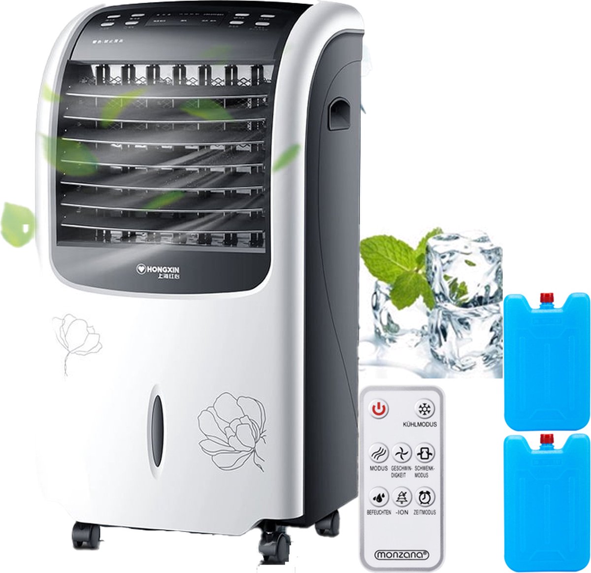 Mobiele Airco - Airconditioner XL 5in1 - Zeer Zuinig - Water Airco ...
