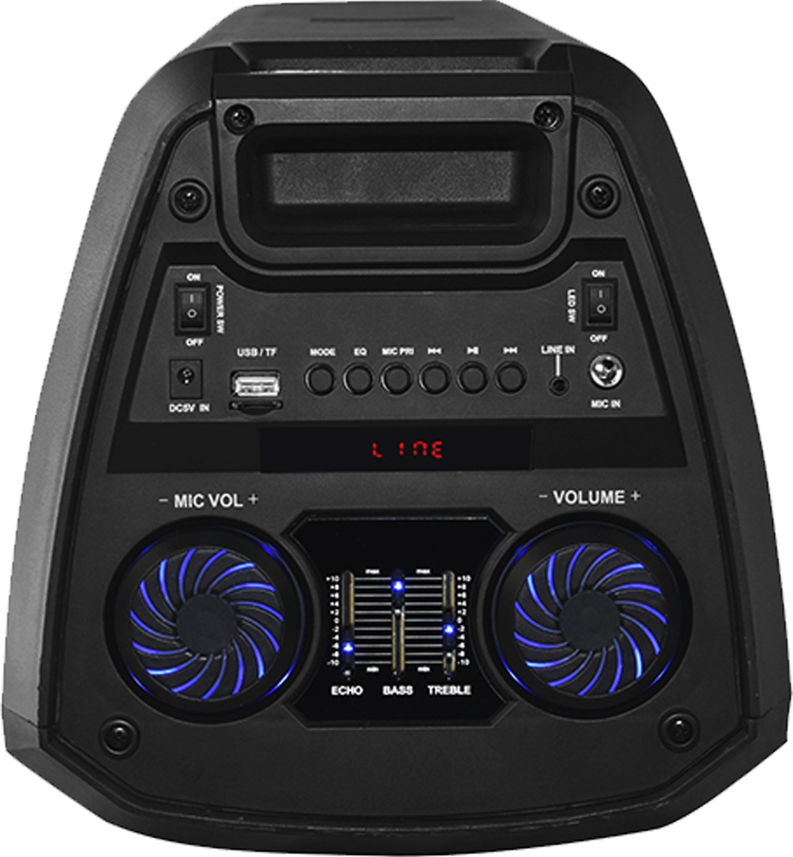 Denver Bluetooth Speaker Party Box - Discolichten - Incl. Afstandsbediening -... | bol