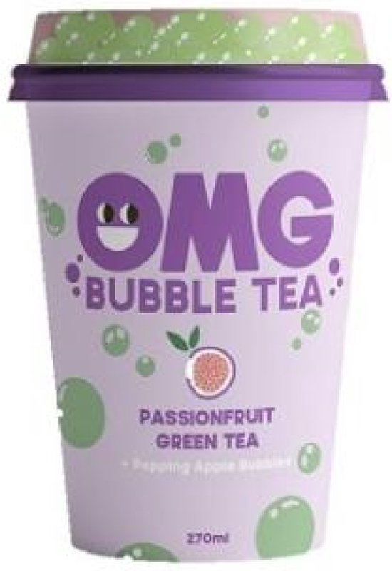 OMG - Bubble Tea - Passionfruit Green Tea - 10x270 ml | bol