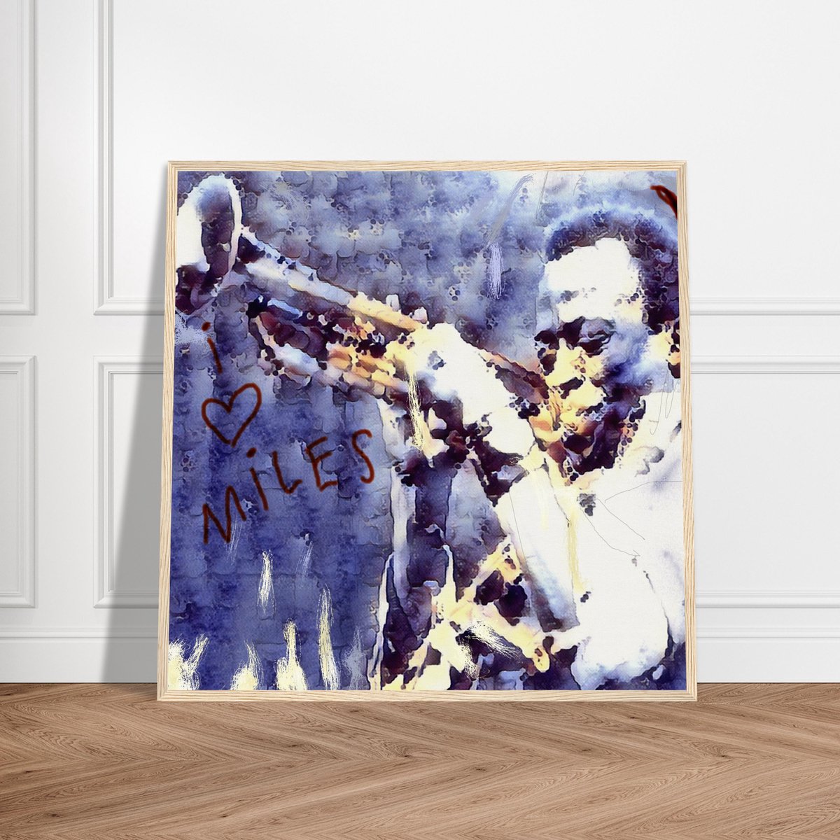 Walwalls affiches en posters | Miles Davis poster 50 x 50 cm | Geschikt ...