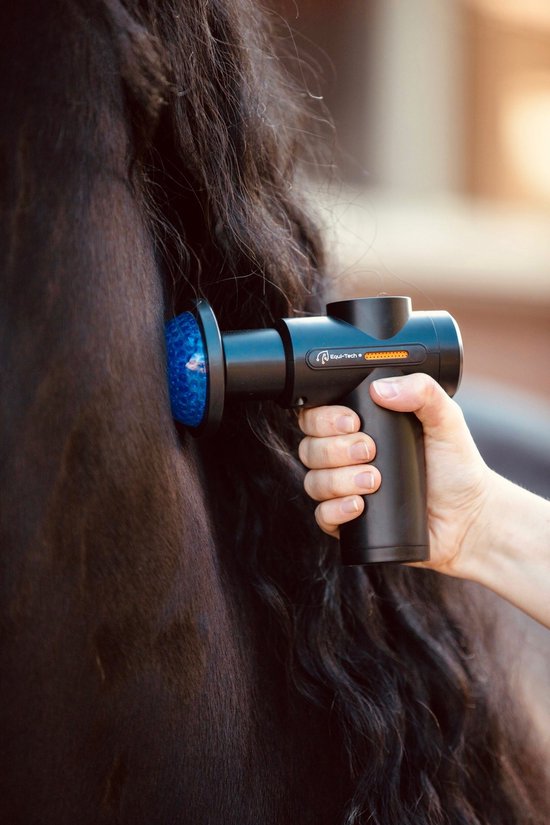 Equi-Tech Hot & Cold massage gun Zwart paard | bol