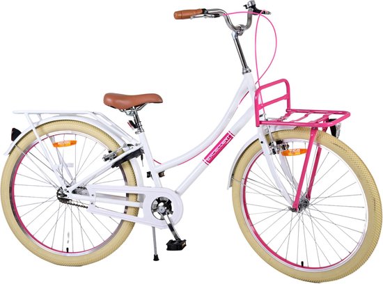 Volare Excellent Kinderfiets - Meisjes - 26 inch - Wit - Twee ...