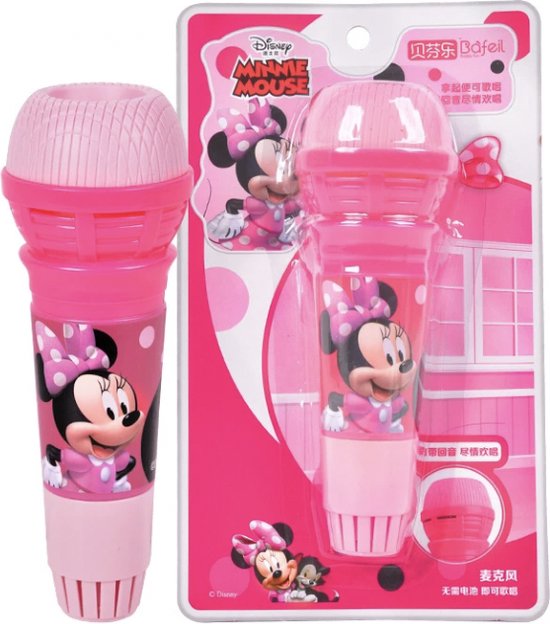 Minnie Mouse Microfoon - Microfoon voor Kinderen - Roze Kindermicrofoon ...