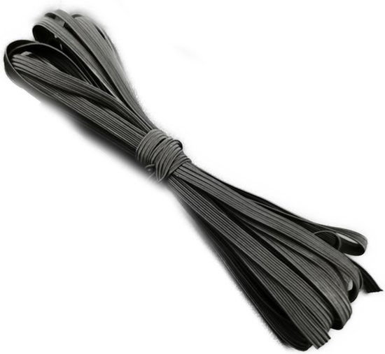 Elastiek 5 meter zwart 5mm dunne elastische band touw dun elastieken | bol