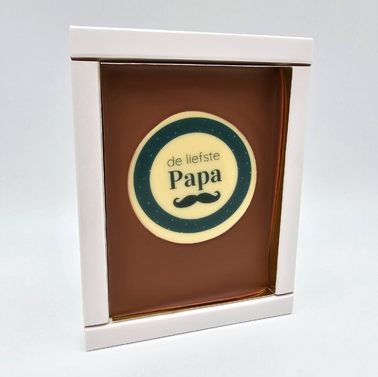 Chocoladekaart "De Liefste Papa" | Vaderdag cadeau | Vaderdag chocola ...