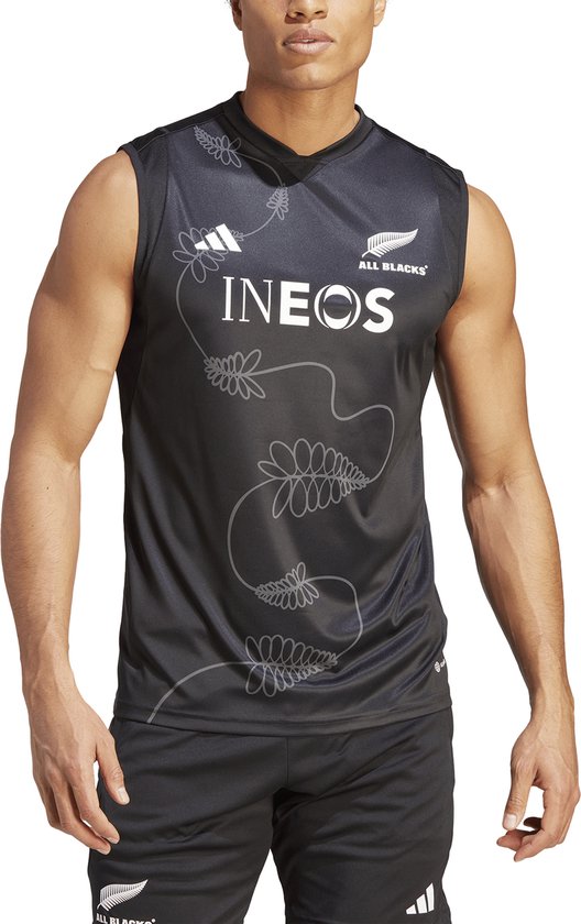 Adidas All Blacks Rugby Performance Singlet Zwart - M | bol