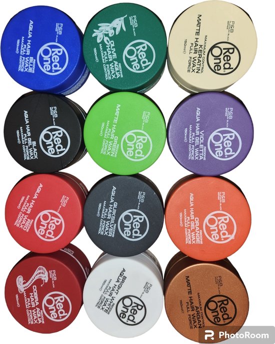 12x red one wax alle kleuren | bol
