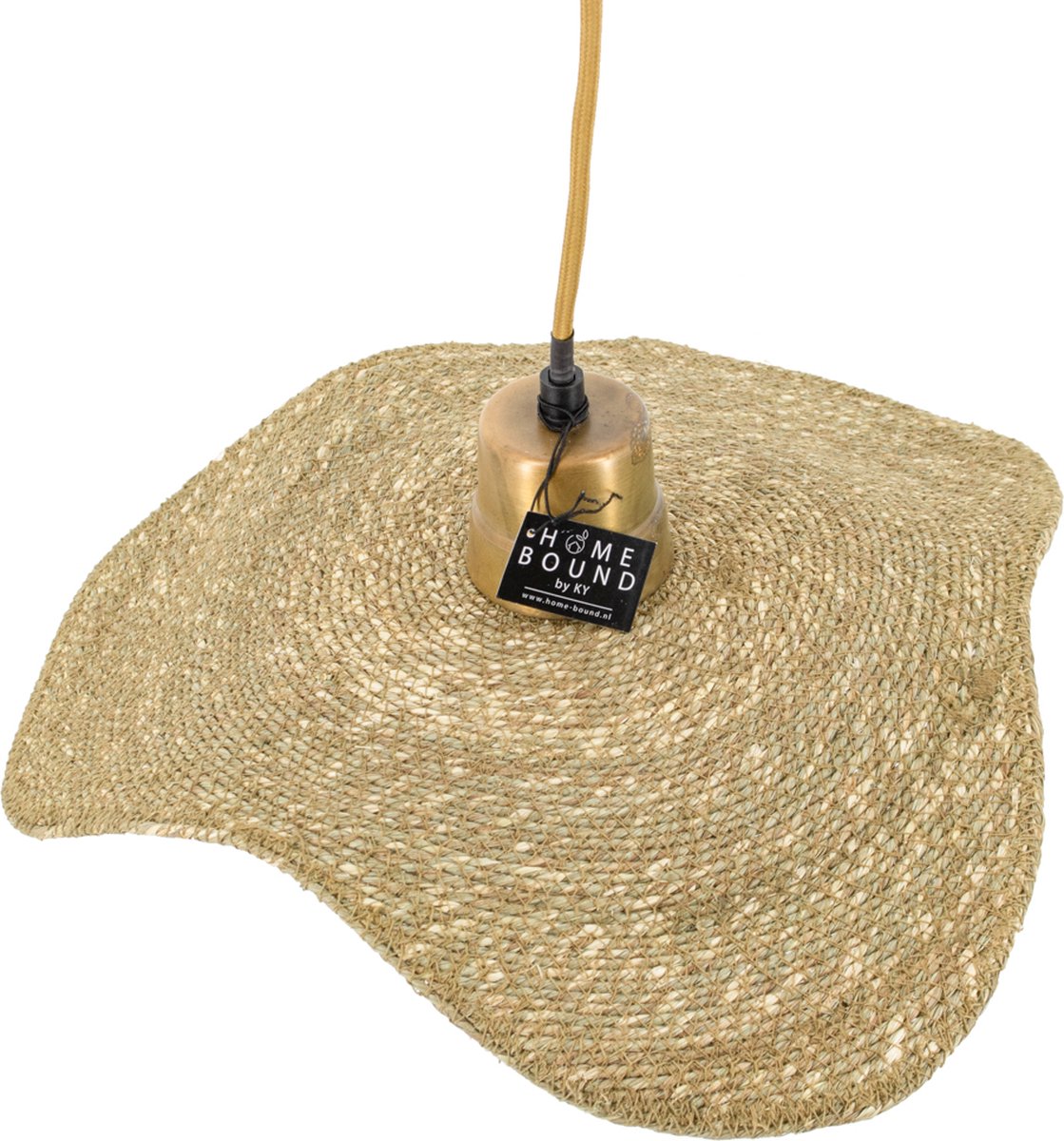 Hanglamp moonj grass naturel - hoedlamp small - boho hanglamp Ibiza ...