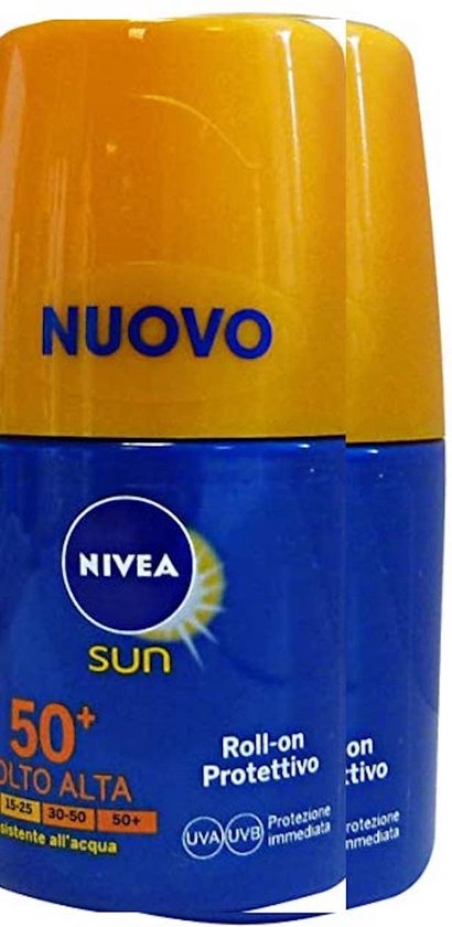 Nivea Sun Protect & Hydrate Roll - On SPF50+ (2 STUKS) | bol
