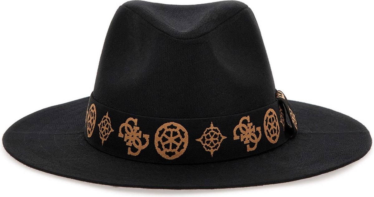 Guess Fedora Hat Dames Hoed - Zwart - Maat M | bol