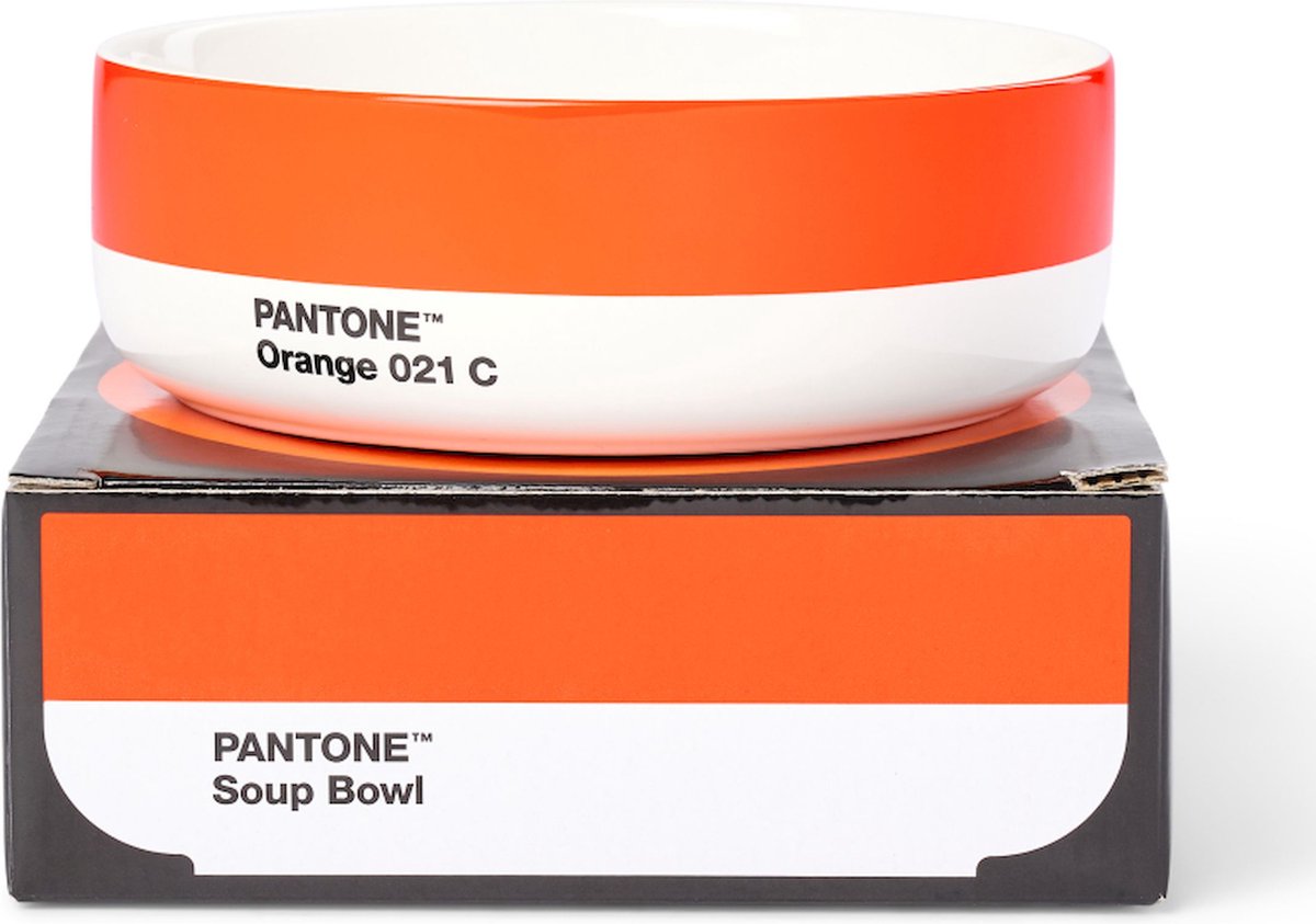 Copenhagen Design - Pantone - Kom / Schaal - Porselein - Orange 021 ...
