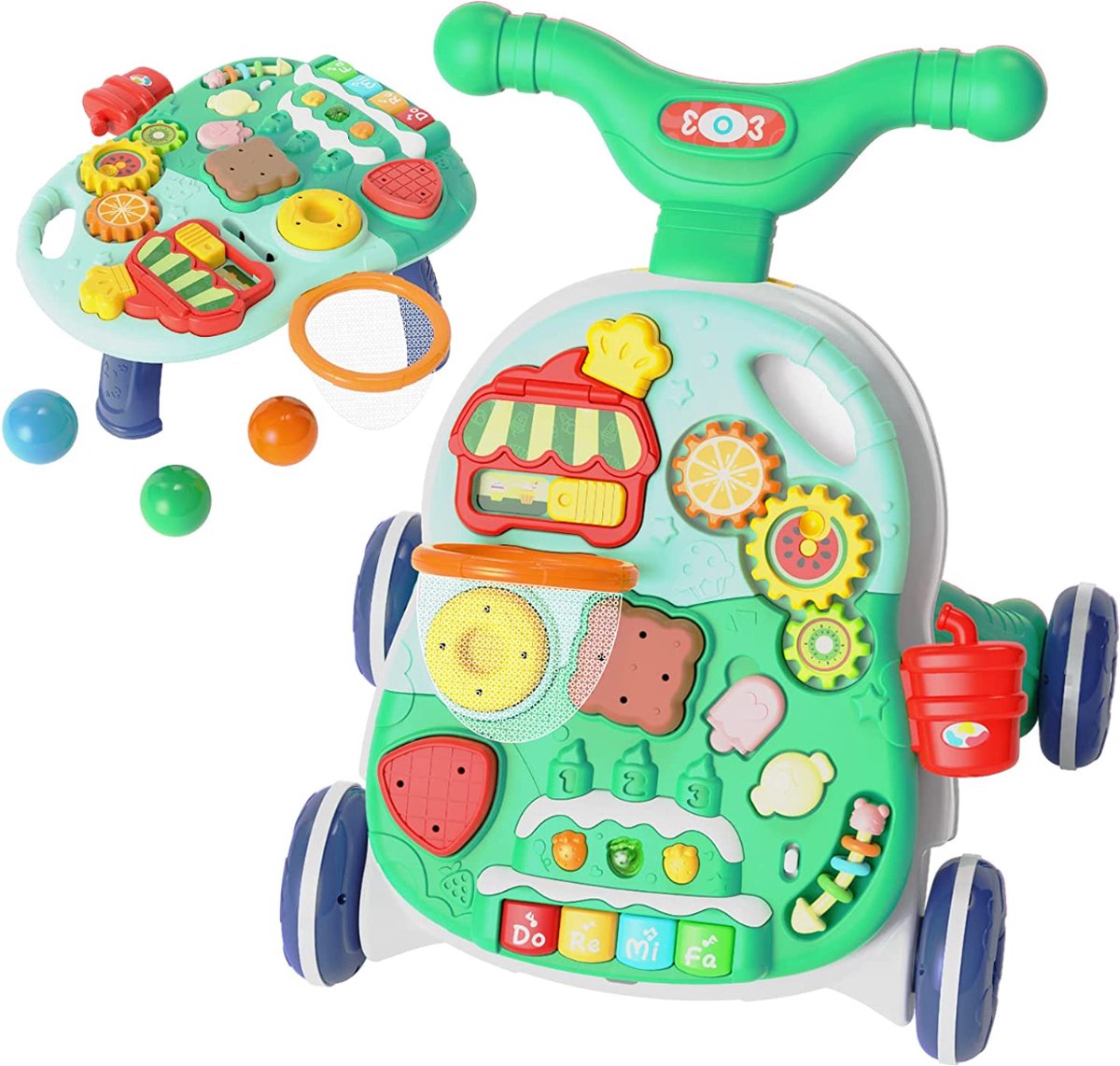 Baby Walker - Educatief Babyspeelgoed - Baby Loopwagen - Baby ...