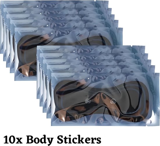 Massage Body Stickers – 10x Stickers - Spier Stimulatie - 15cm x 6cm ...