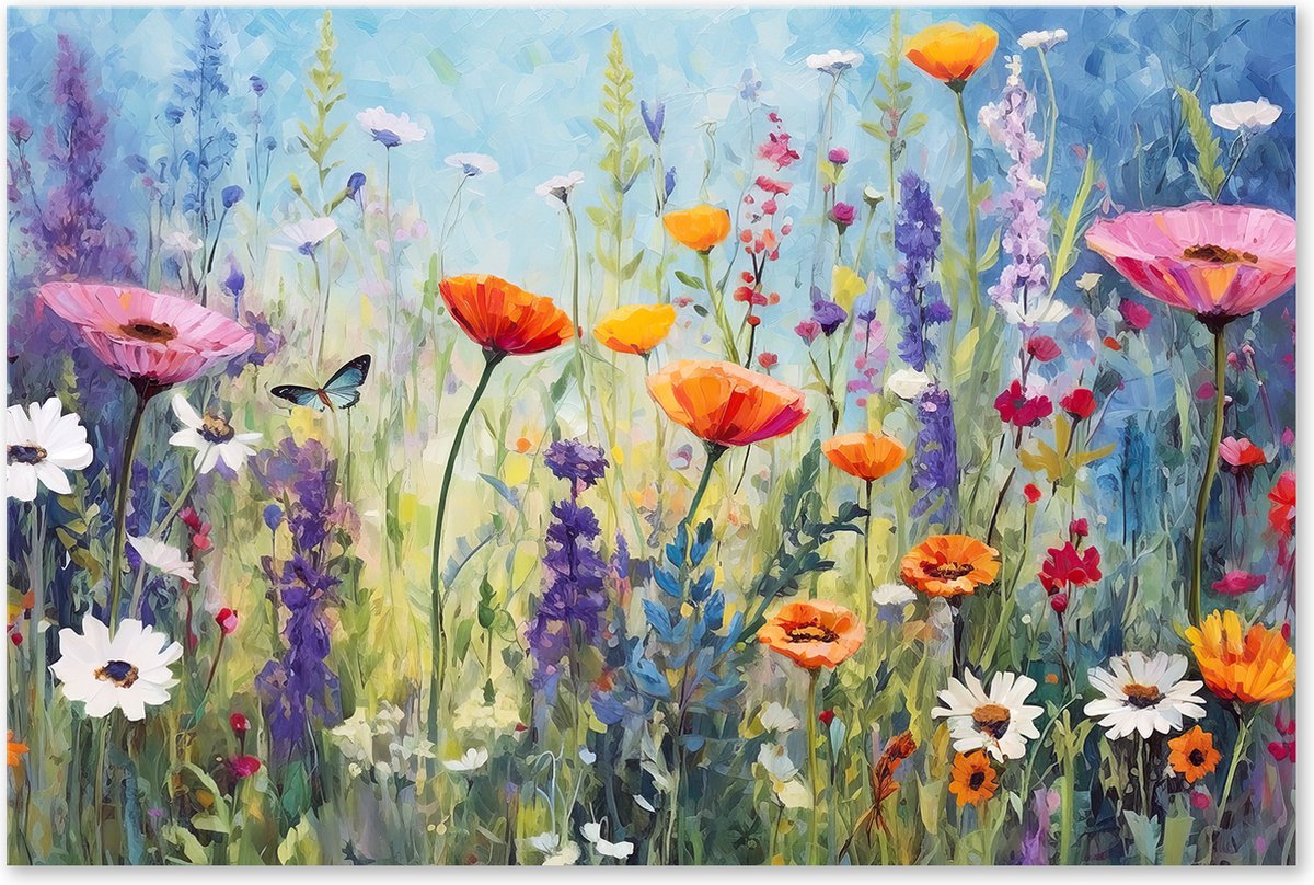 Graphic Message - Tuin Schilderij op Outdoor Canvas - Dans der Lente - Bloemen - buiten | bol.com