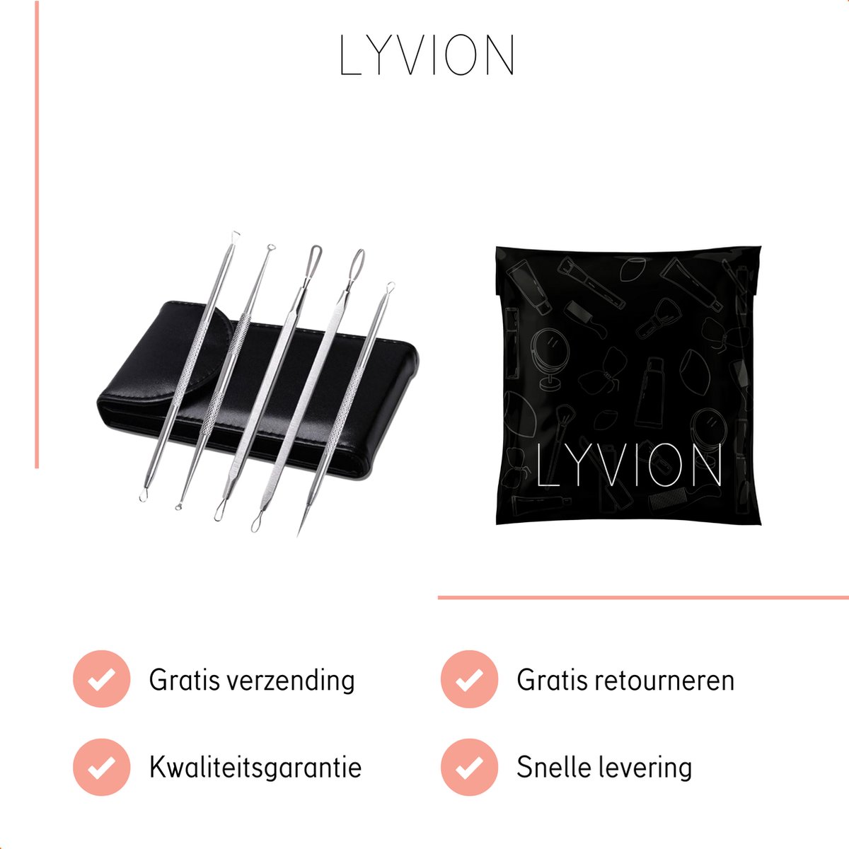 LYVION Comedonen verwijder set / Makkelijk mee-eters en acne ...
