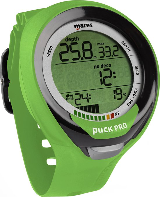 Mares Puck Pro + Lime - Duikcomputer | bol