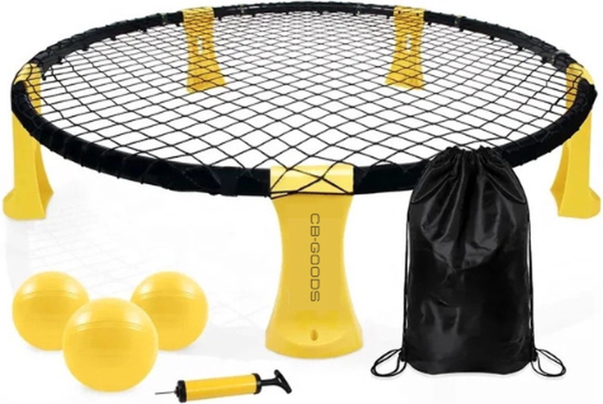 CB-Goods Roundball set - Roundnet - Smashball - 3 ballen - Opbergtas ...