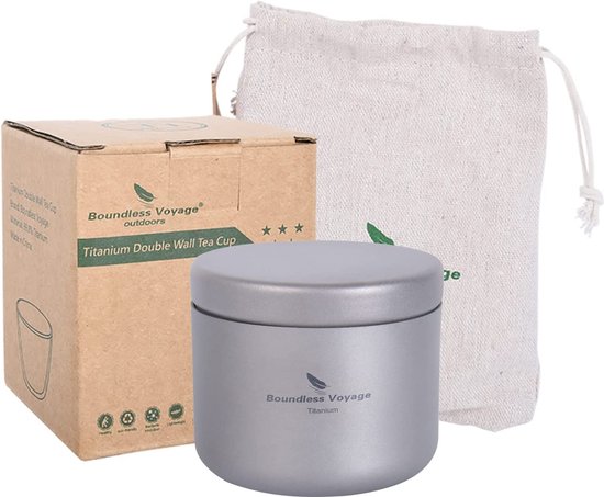 Boundless Voyage - Ti3200D - Titanium Theedoos - 35 ml - Kleine Thee ...