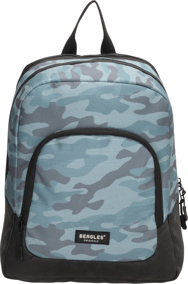 Beagles Originals Urban Originals Rugzak - Blauw Camouflage | bol.com