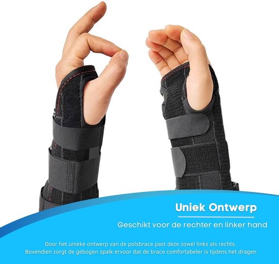 KANGKA Polsbrace – Polsbandage Links en Rechts te Gebruiken - Duim ...