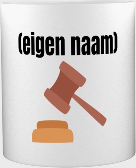 Akyol - rechter met hamer Mok met opdruk - advocaat - iemand die ...