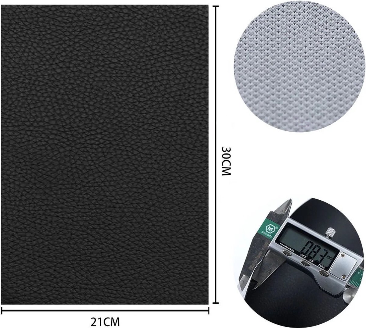 Consumerce® PU Leer Reparatie Sticker 20x10cm – Beige – Zelfklevend ...