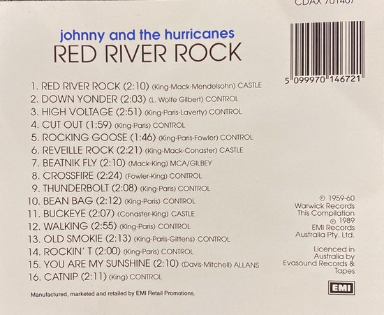 Red River Rock, Johnny and the Hurricanes | Muziek | bol