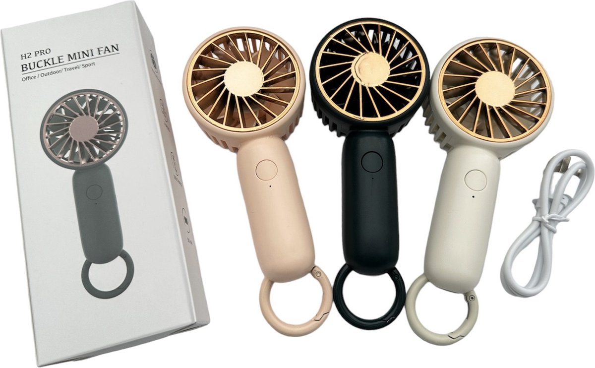 Betu Company - Handventilator - Verkoelend - 3 standen - Draagbare ...