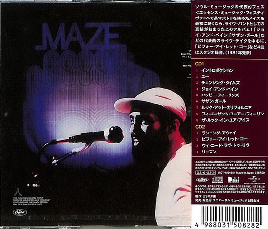 Maze - Live In New Orleans (CD), Maze | Muziek | bol