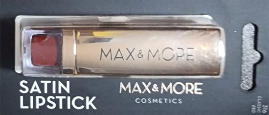 Max & More - Satin Lipstick - Classic Red | bol