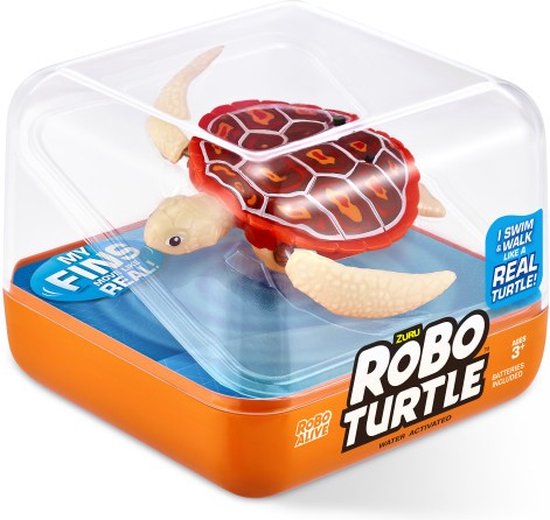 Zuru - RoBo Alive - Robot Huisdier - Turtle Schildpad - Oranje | bol.com