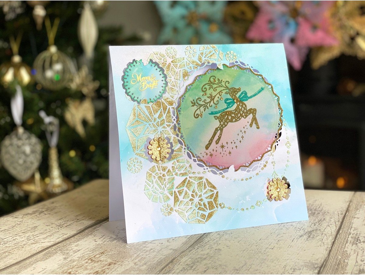 Angela Poole Photopolymer Stamp Set Crystal Christmas A4 | bol.com