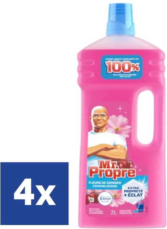 Mr Proper Kersenbloesem Allesreiniger - 4 x 2 l | bol.com