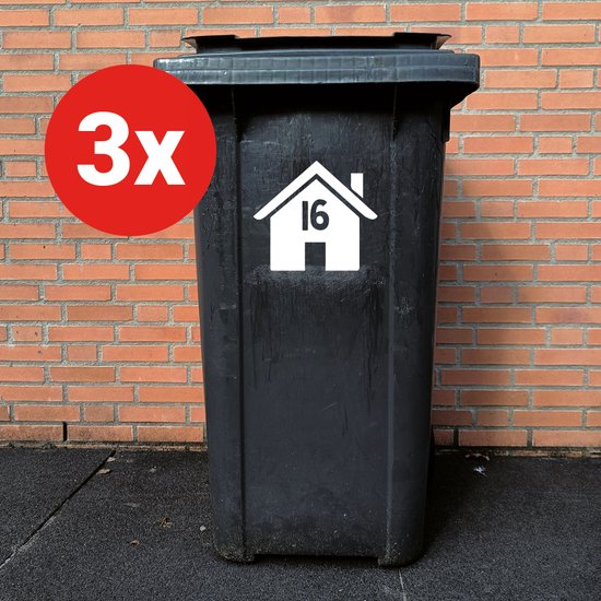 Namengigant Klikosticker - container sticker - 3 delige voordeelset ...