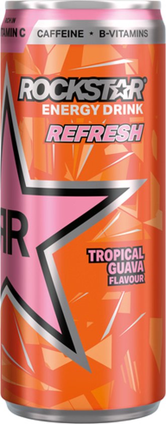 Rockstar - Energy Drink Tropical Guava No Sugar - 12x 250ml | bol
