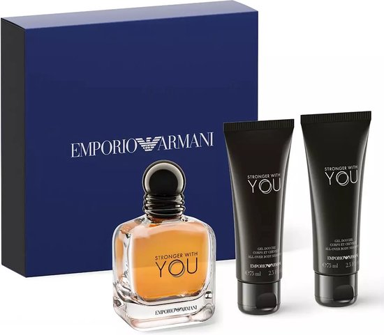 ARMANI Emporio Stronger With You Eau de Toilette 50ml Gel Shower 75ml Gel Shower. bol
