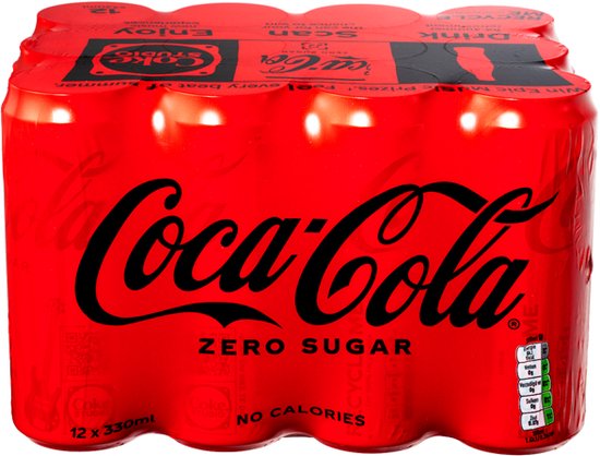 Coca-Cola Zero Sugar 24 x 330 ml | bol.com