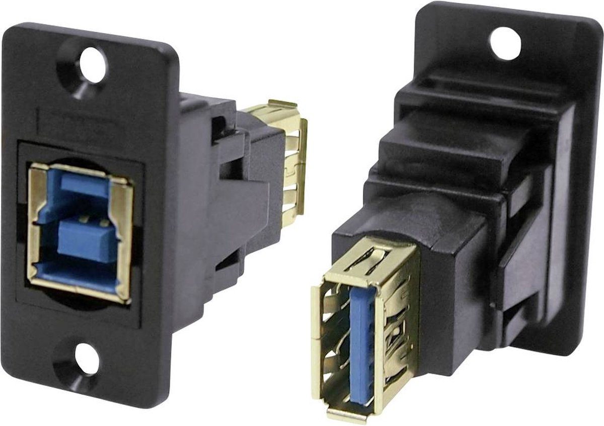 Adapter, Bus, inbouw USB-bus type A - USB-bus type B CP30606N Cliff 1 ...