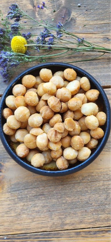 Golden Nuts - Macadamia Gebrand Gezout - Voedzaam - 500 Gram | bol