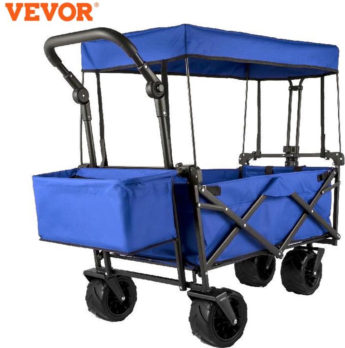 Vevor Bolderkar - opvouwbaar - Bolderwagen - kinderwagen | bol.com
