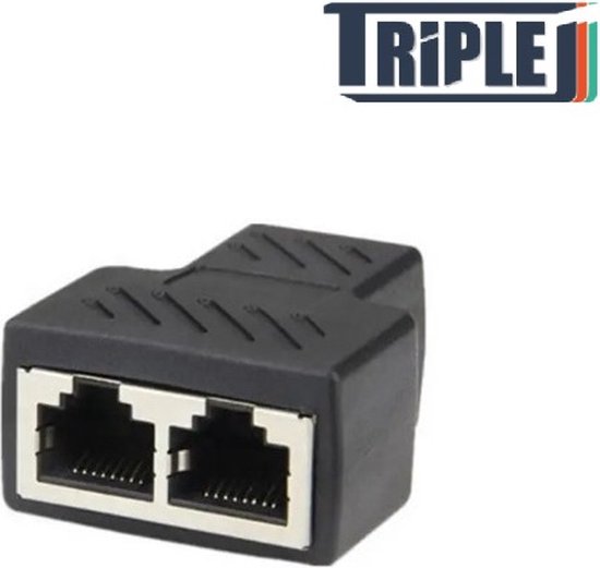Triple J® Internet Kabel Splitter - Netwerk splitter - Ethernet ...