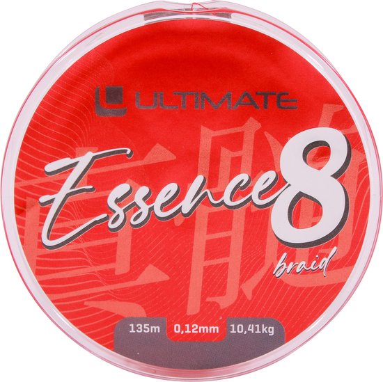 Ultimate Essence 8-Braid 135m 0,10mm 8,48kg | Gevlochten lijn | bol