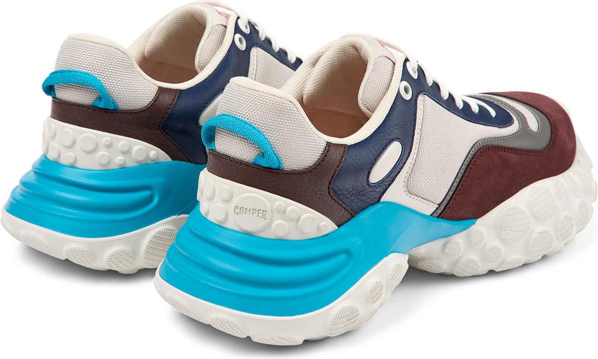 Camper Pelotas Mars Sneaker - Herren - Grijs / Bordeaux - 40 | bol.com