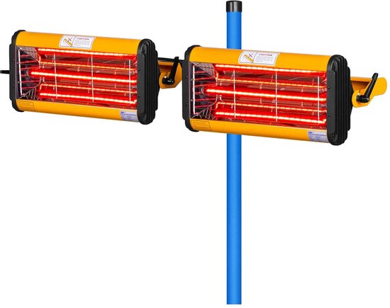 MSW Infrarood straler - Infrarood lamp - Verf droger | bol.com