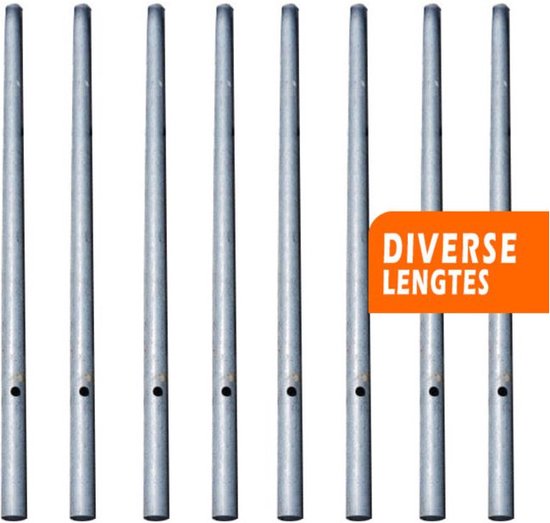 Buispaal met anker - 48 mm 3000 mm | bol