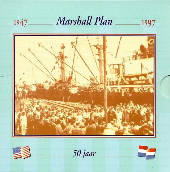 Nederland 10 Gulden 1997 Zilver: 50 Jaar Marshall Plan | bol
