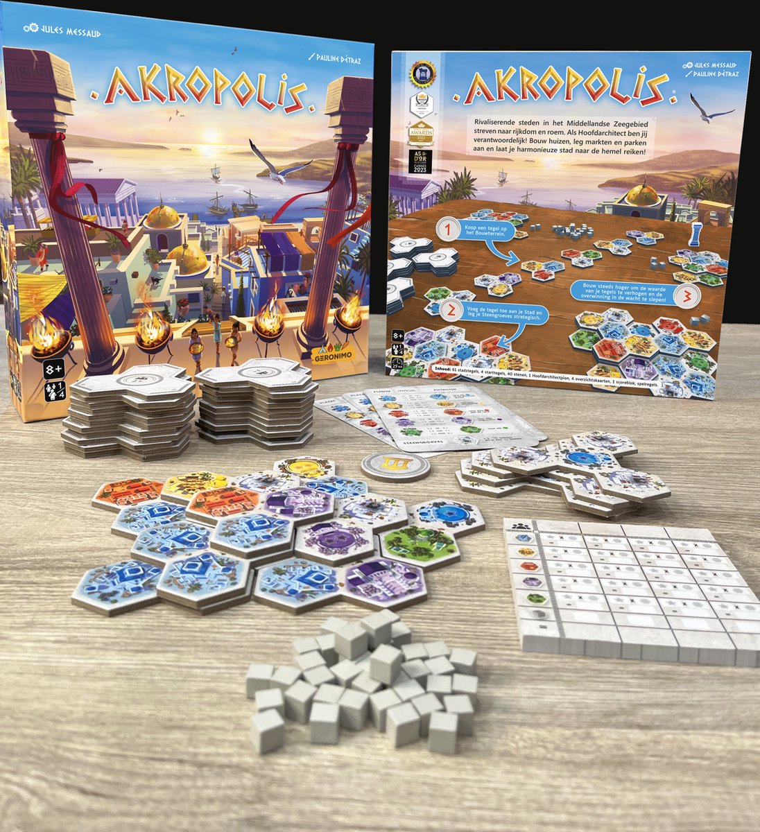 Geronimo Games - Akropolis - Familiespel - Behendigheidsspel - 2-4 ...