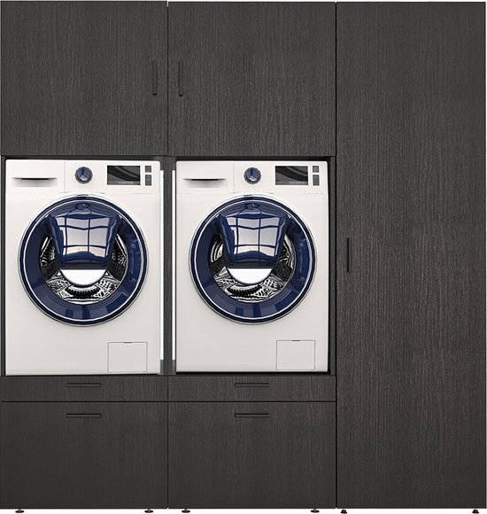 Multiwash 3 Plus - Wasmachine & Wasdroger kast - Met Uittrekbare ...