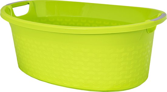 BranQ Cotton - Wasmand 60L - groen | bol