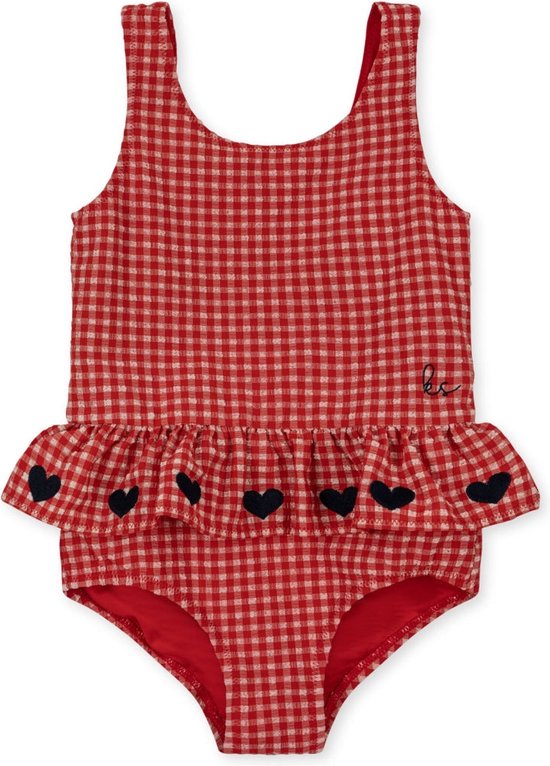 Konges Sløjd Soline badpak kind - Barbados cherry - Maat 6 maand | bol